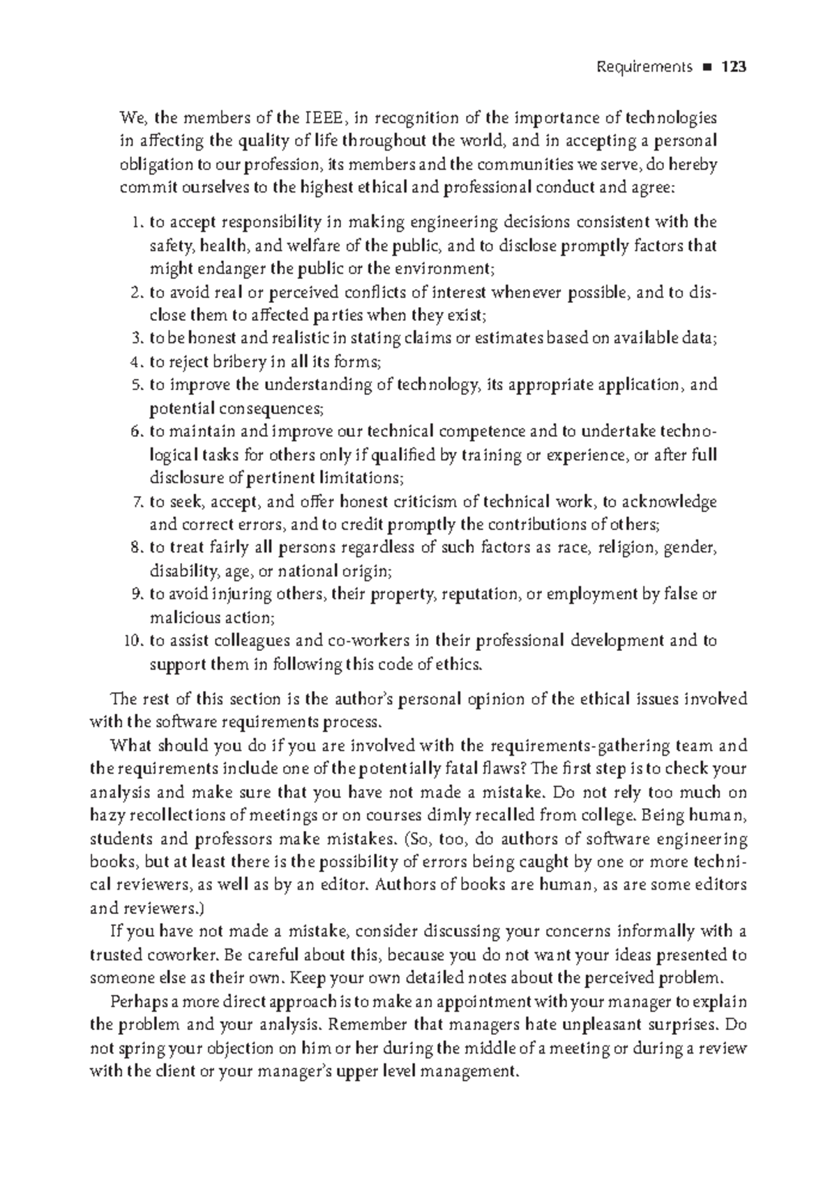 Introduction to software engineering - Requirements 123 We, the members ...