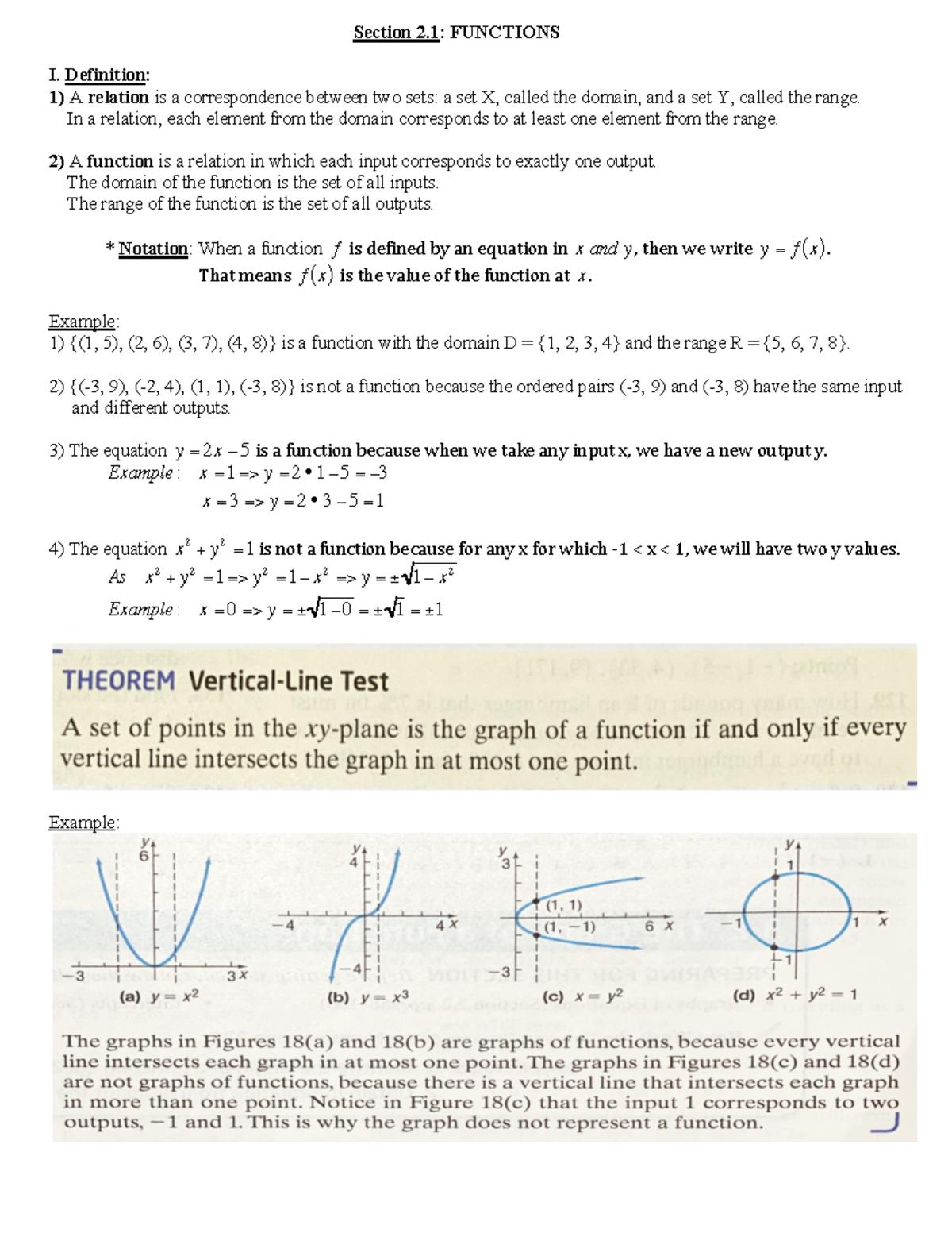 2 - precalculus mathematics for calculus 7th edition lecture notes ...