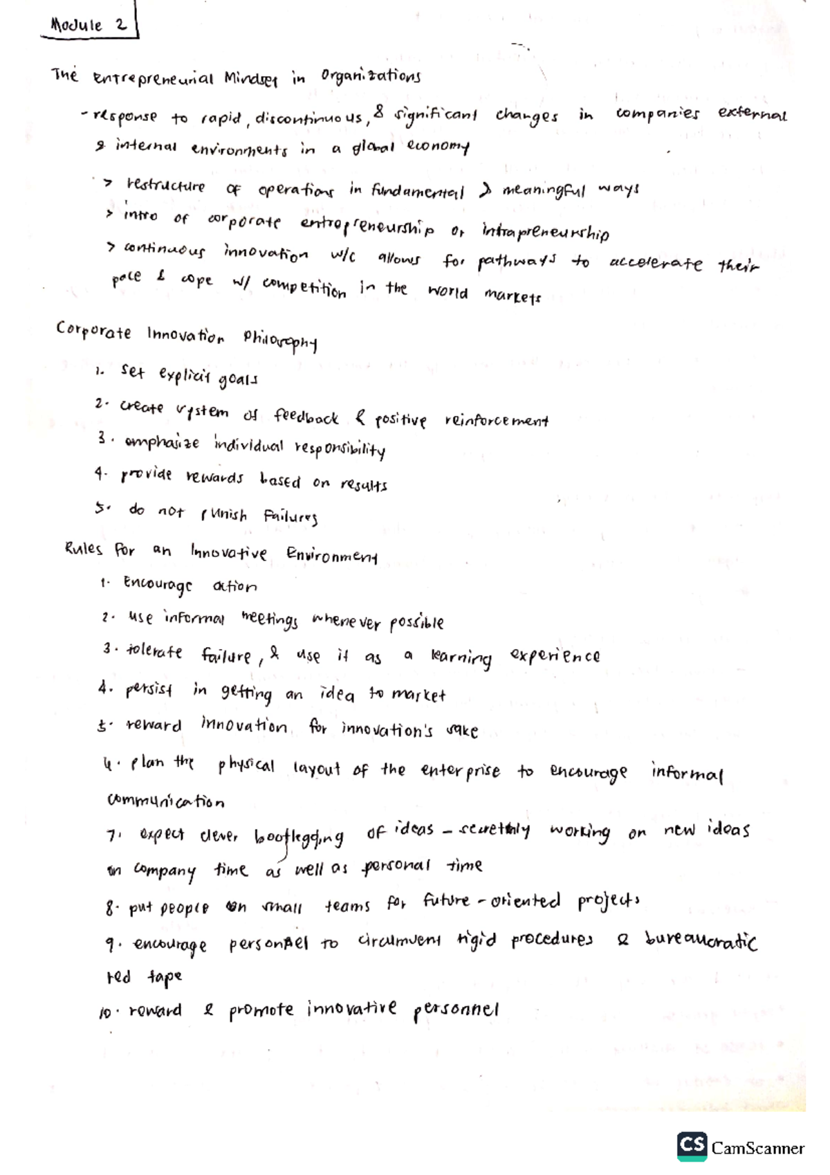 GEE 003 Module 2 Notes - An accounting framework that goes beyond the ...