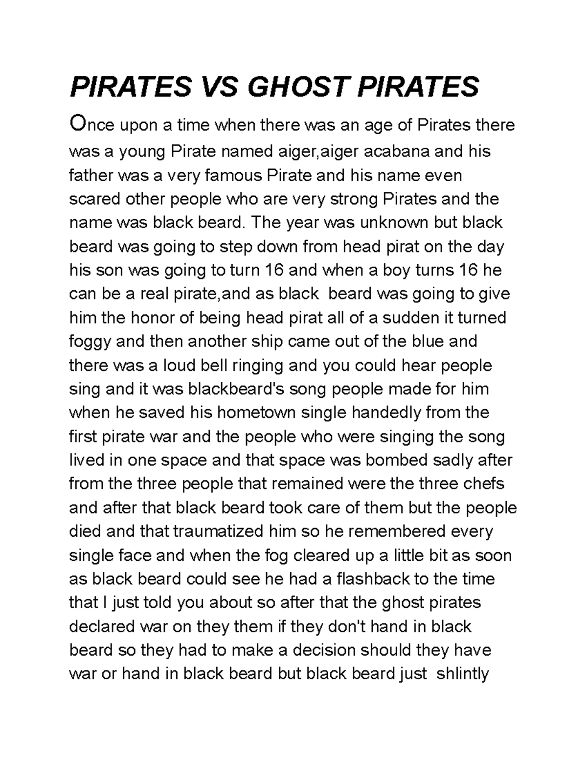 pirate notes 120 are cool - ENG4U - U of T - Studocu