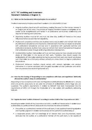 Chapter 6 Topic 5 Assessing inherent risk and other specific business ...