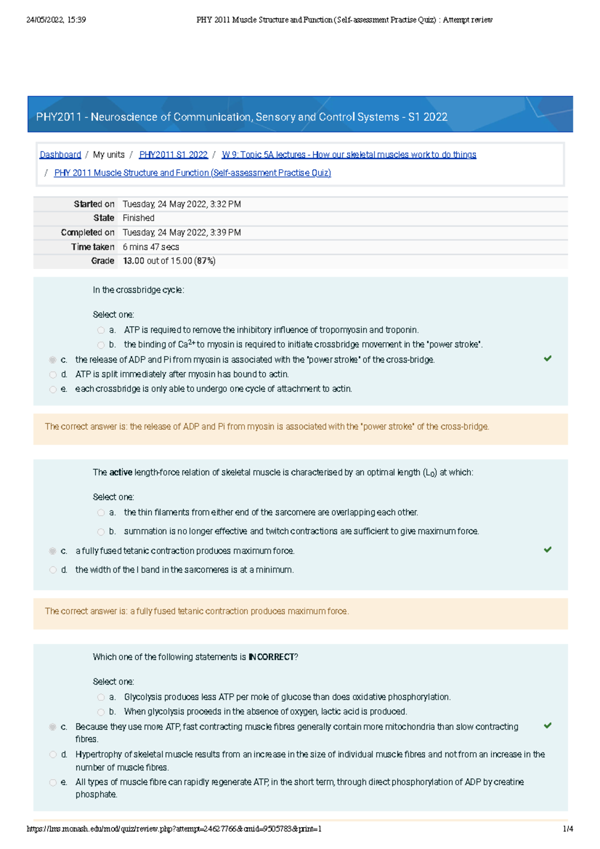 5a module 1 - 3 - practice questions - Dashboard/My units/ PHY2011 S1 ...
