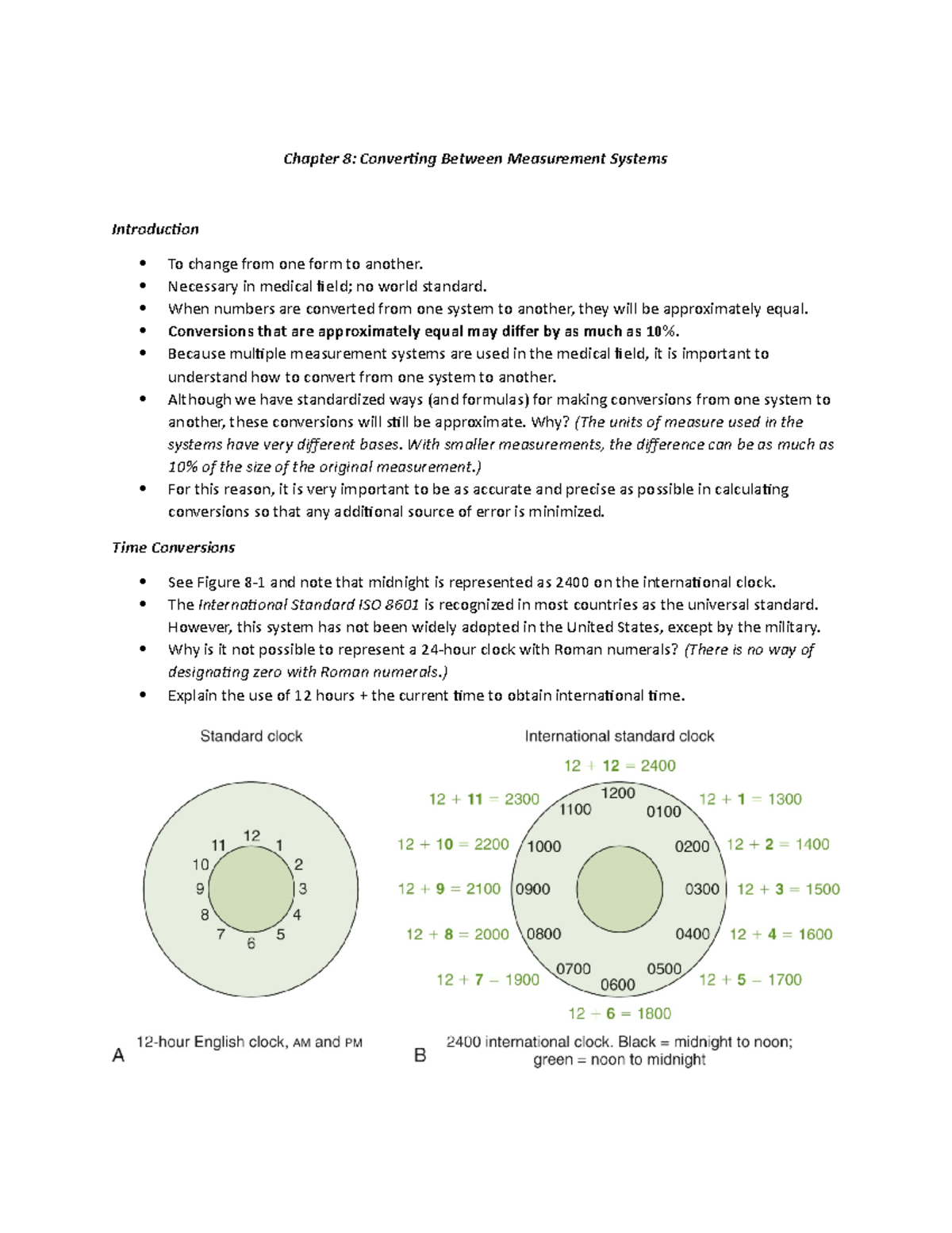 Converting Between Measurement Systems - Chapter 8: Converting Between ...