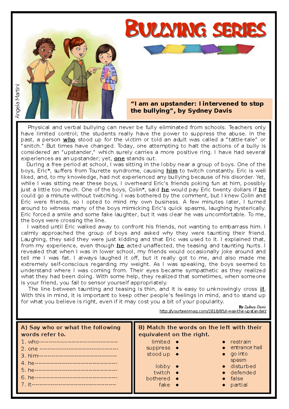 Bullying-series-part-3-bullying-upstander-reading-comprehension ...