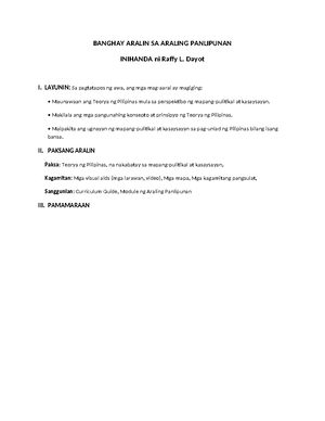 Rohana Undin - TOPICS LEARNING OF COMPETENCIES CODE NUMBER OF WEEKS ...