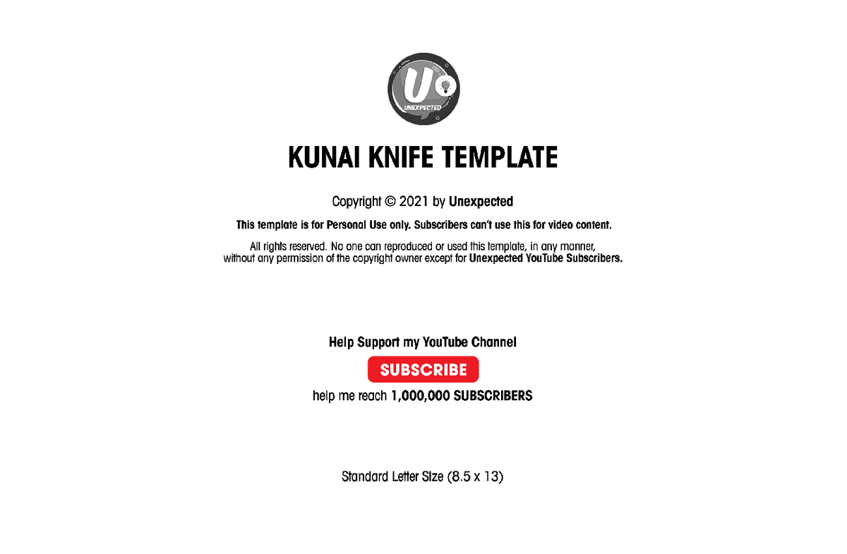 Paper Kunai Template - It the best we got to teach all students about ...