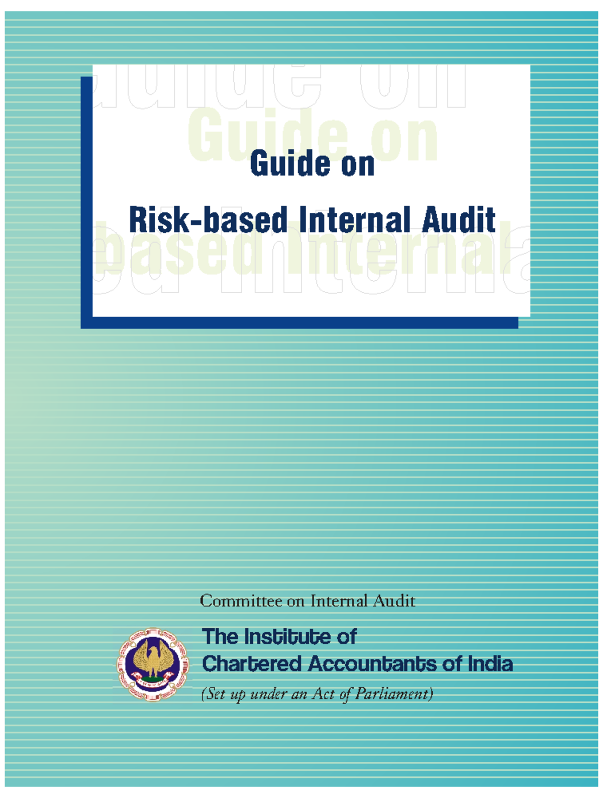 Risk Based Internal Audit - part of operational audit regarding the ...
