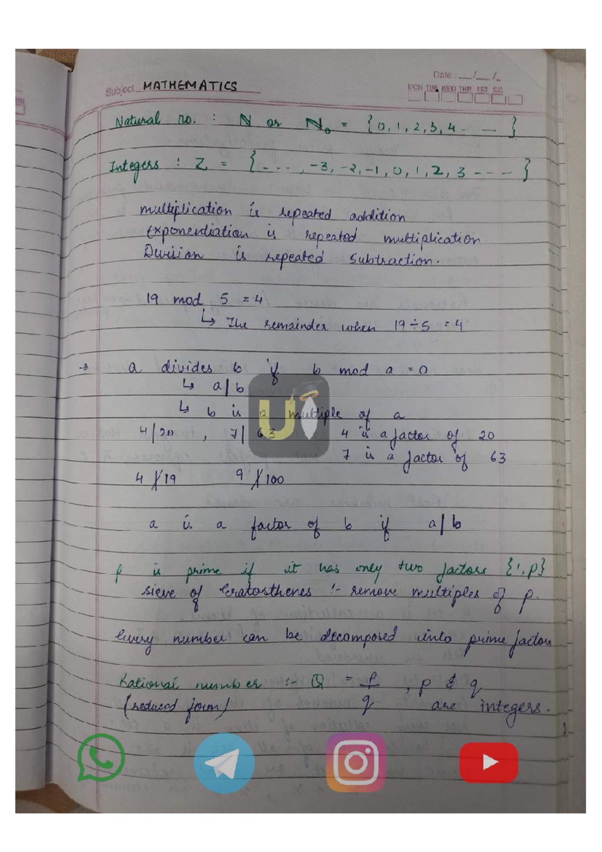 Maths - i am preparing for qualifier of iitm bs degree - Date : Subject ...