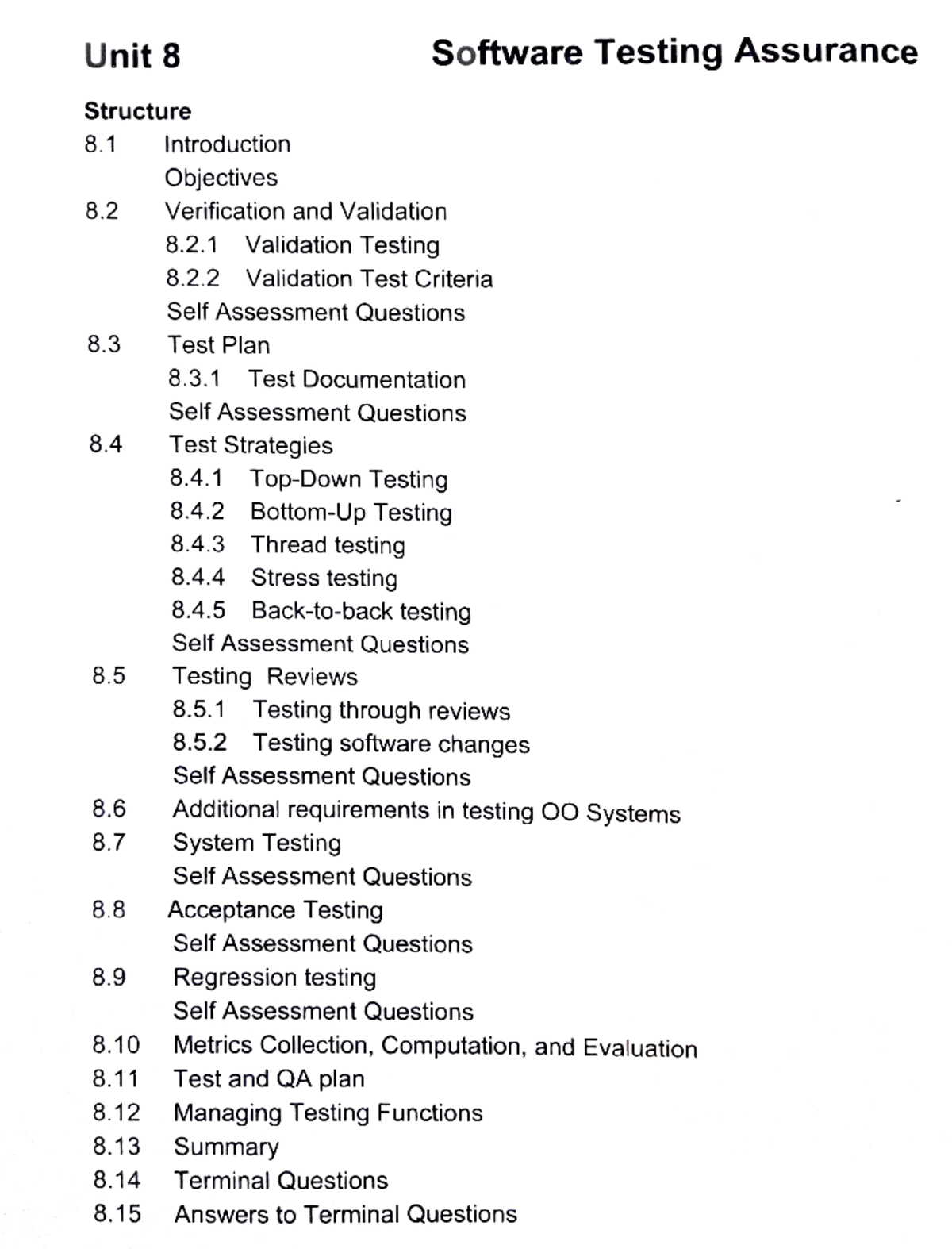 Software Engineering - Software Testing Assurance - Studocu