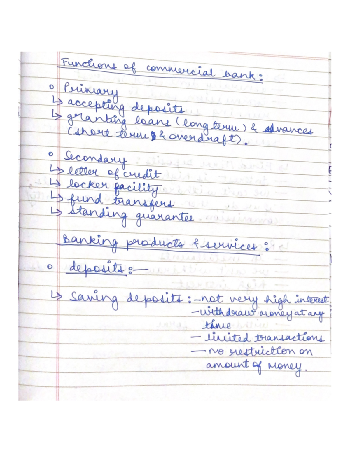 Banking Notes - summary - Studocu