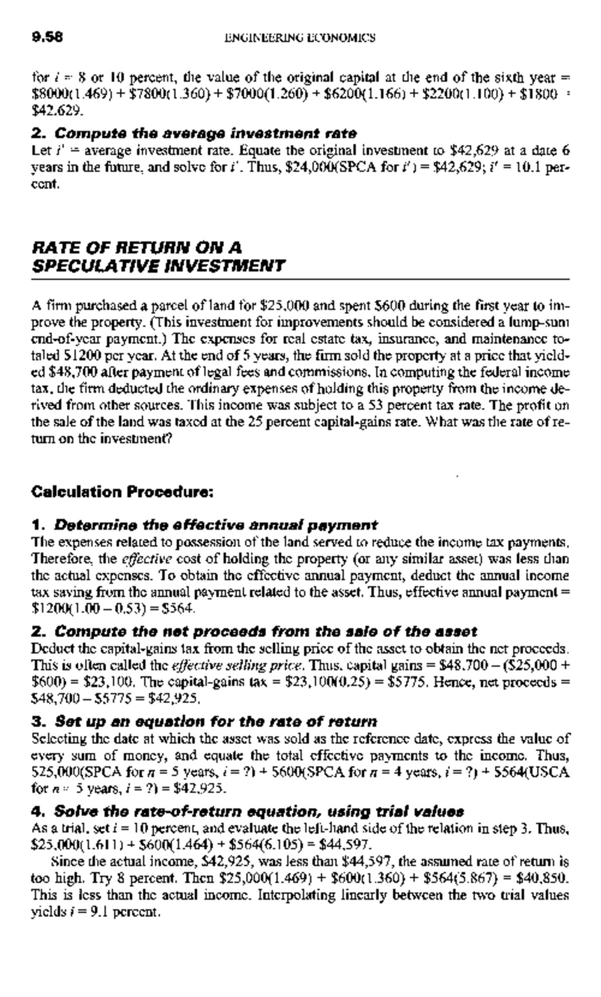 Civil-engineering-calculations (70) - for i — 8 or 10 percent, the ...