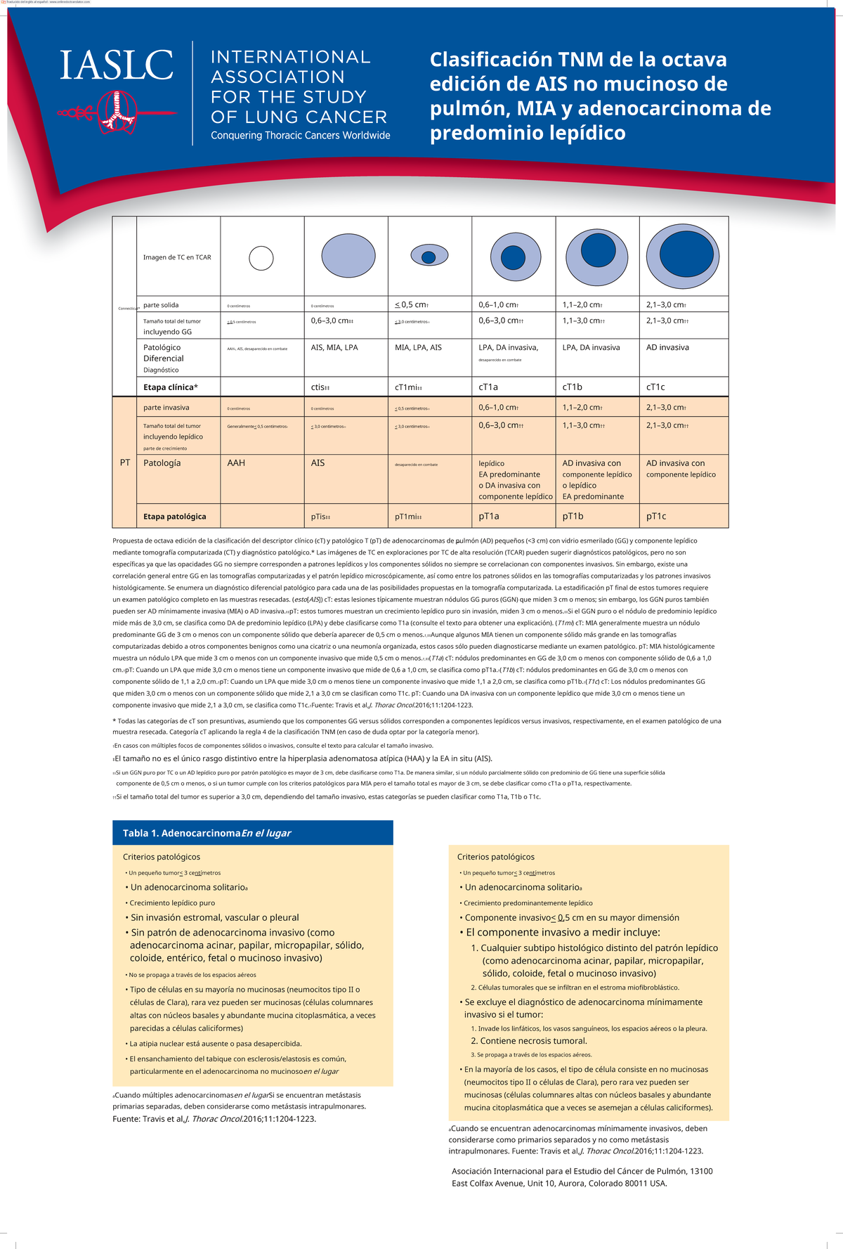 Iaslc 8th posters 24x36 2018 final version.2 - Clasificación TNM de la octava edición de AIS no ...