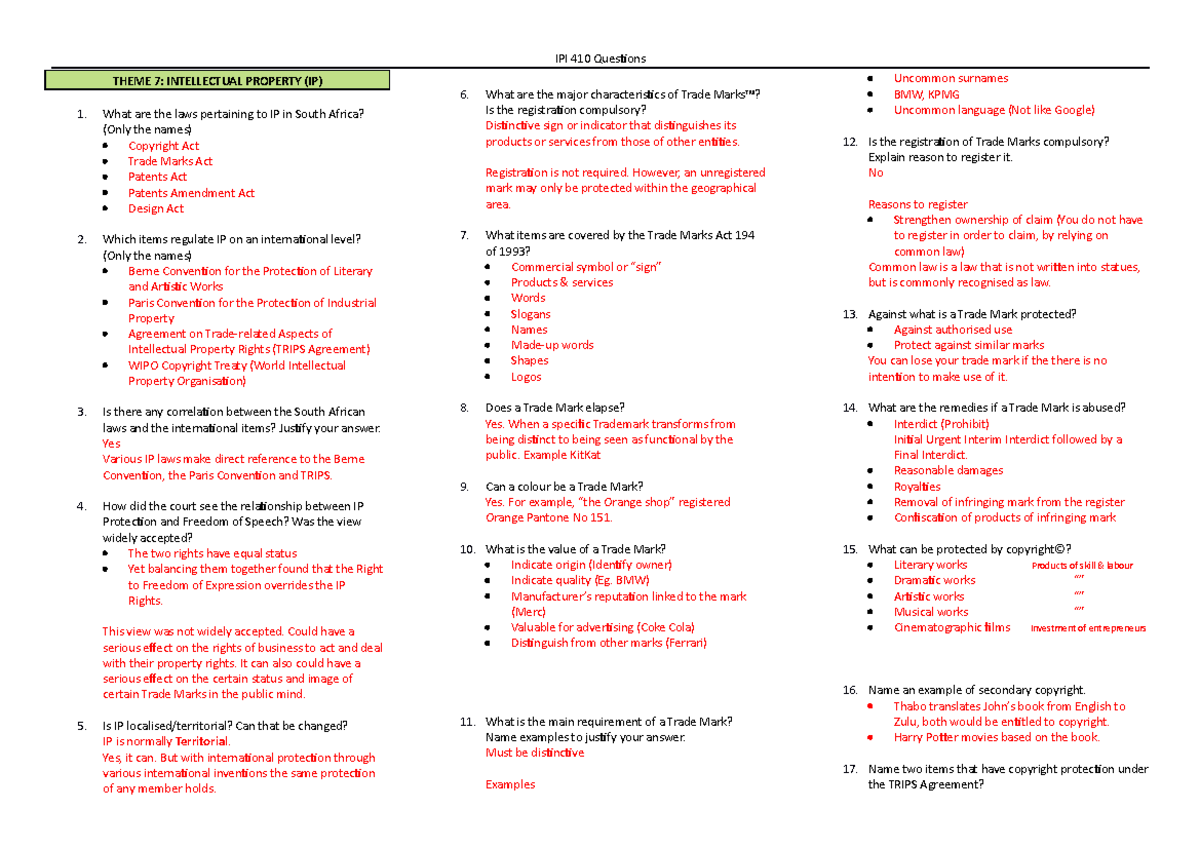 IPI ST2 Question - Summary Engineering professionalism - IPI 410 ...