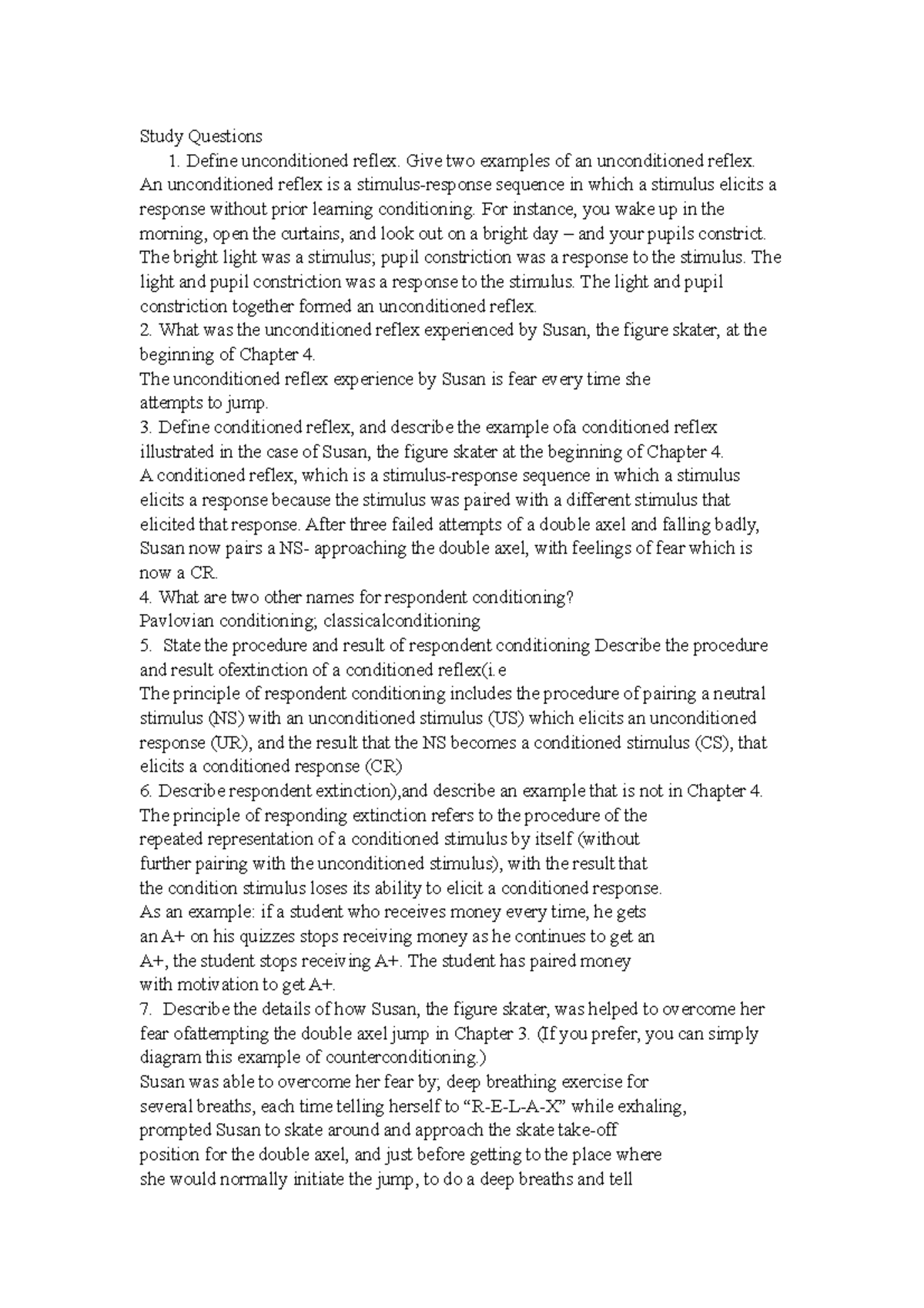 ch.4 sports psychology 2660 sq - Study Questions 1. Define ...