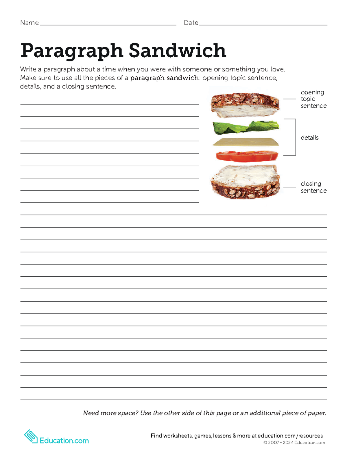 How to write paragraph - Computer Servicing System - Paragraph Sandwich ...