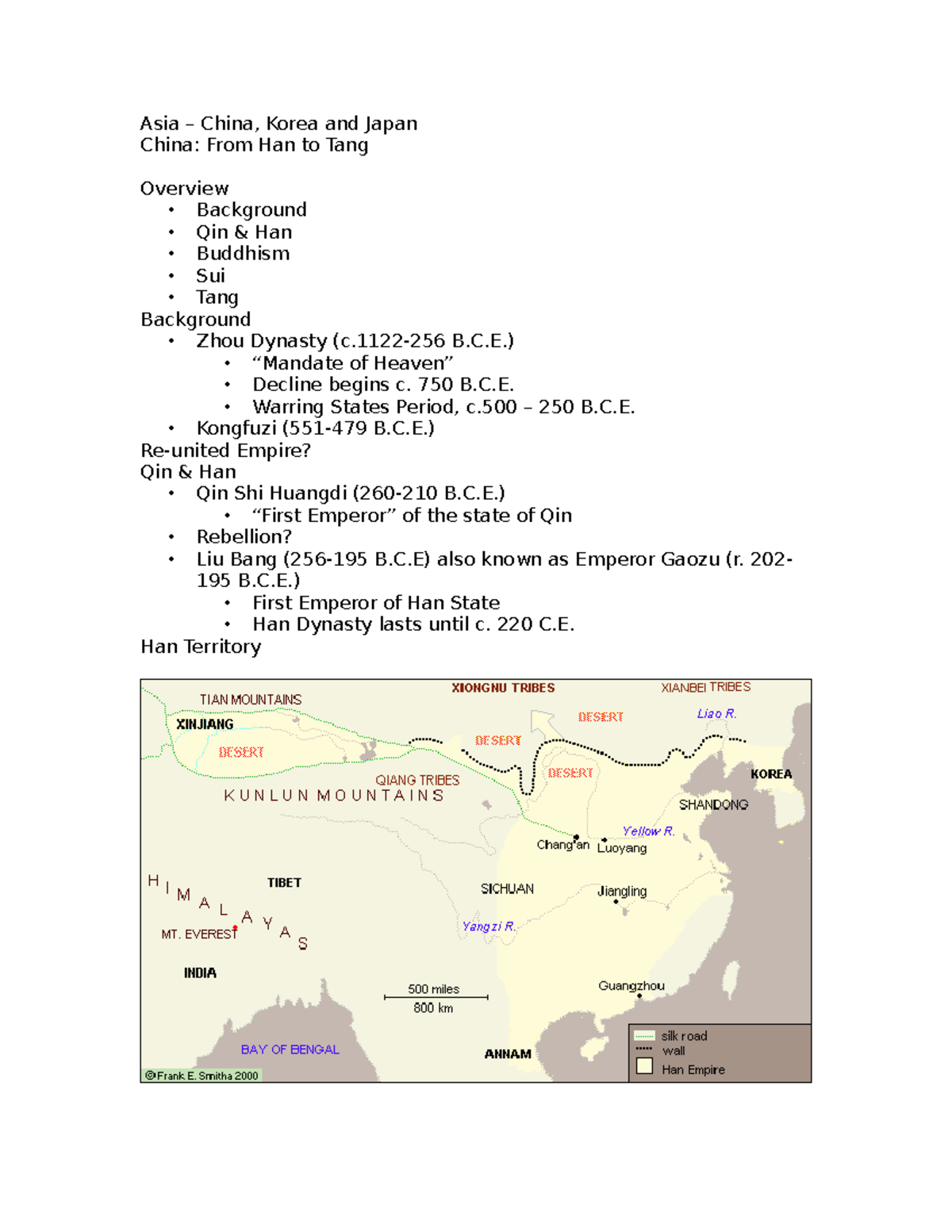 Lecture notes, lecture 5 - Prof Falkner, notes on Pre Modern World ...