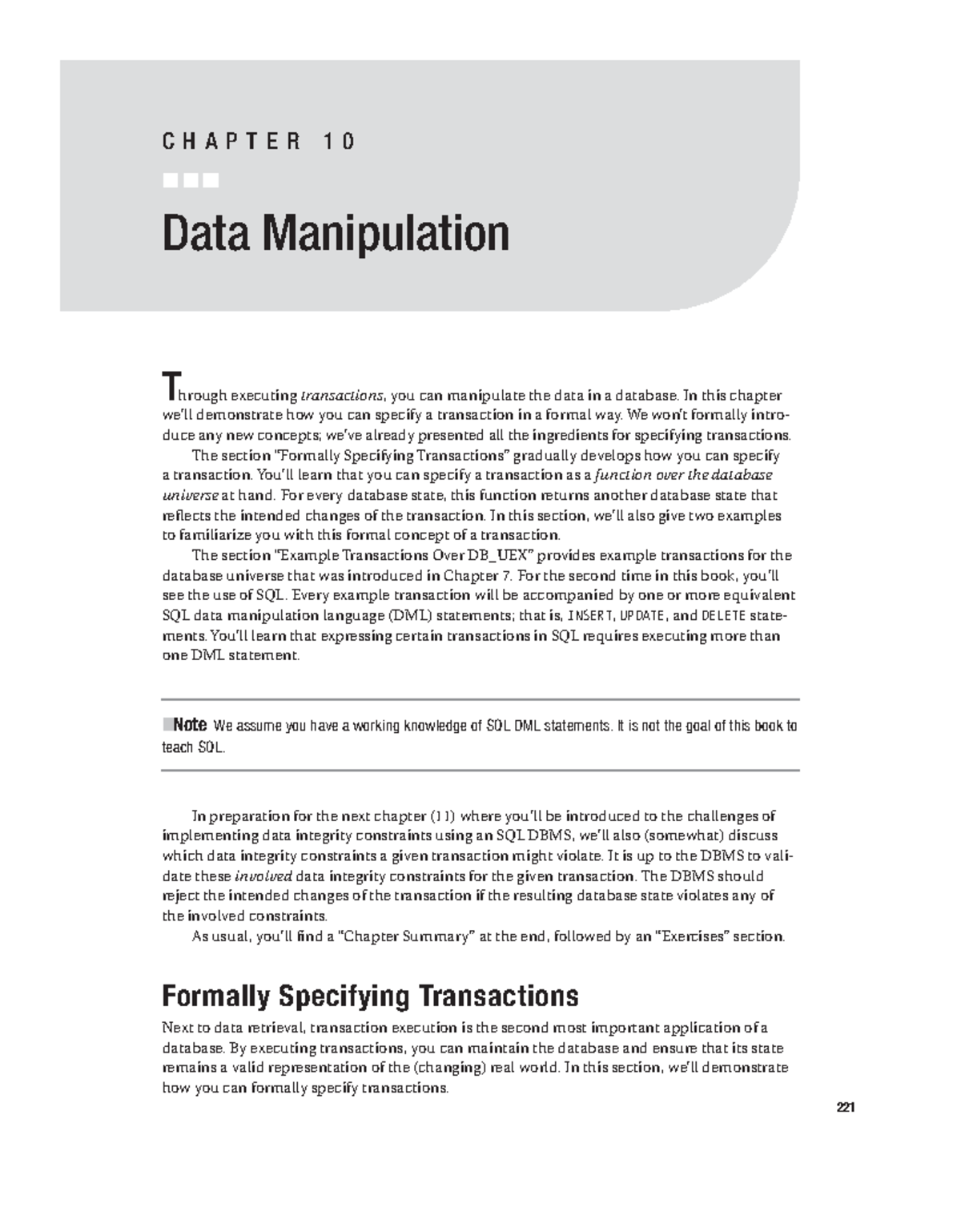 Chapter 10 - Data Manipulation - 7451CH10 5/7/07 11:36 AM CHAPTER Page ...