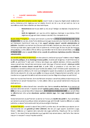 III. Administrations déconcentrées de l'état L1S2 - Administrations ...