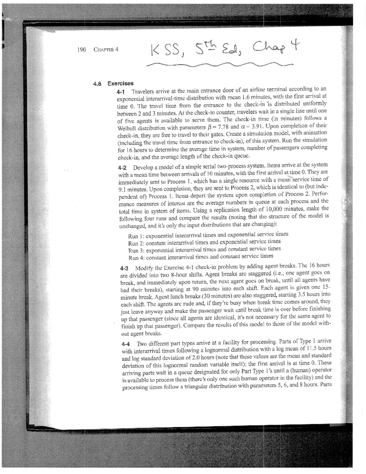 KSS 5th Ed Chap4 Problems - 190 CHAPTER 4 K SS, 5th Ed, Chap 4 4 ...