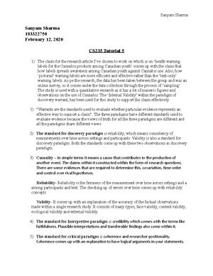 CS235 A Svenson F22 - CS235A – Communication Research Methods Fall 2022 ...