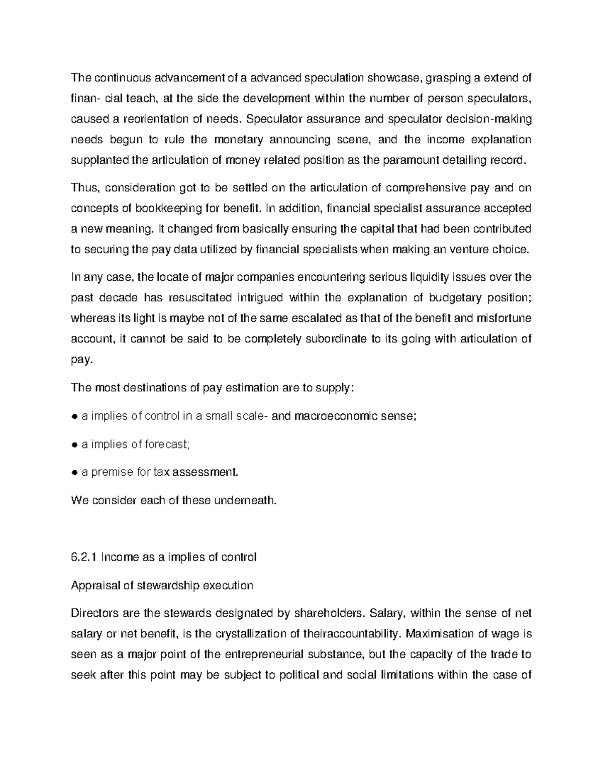 Summary - Preparation of Financial Statements-32 - The continuous ...