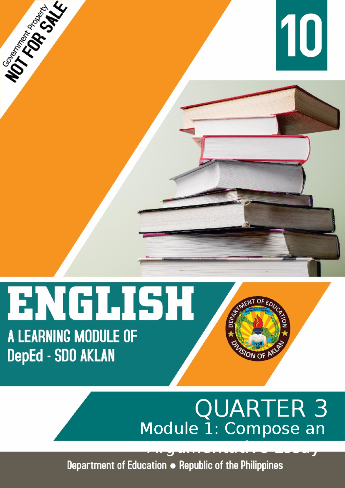 G10 Q3 M1 Layout - english module - QUARTER 3 Module 1: Compose an ...