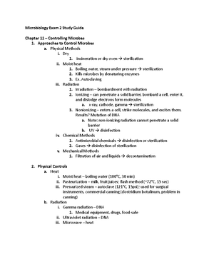 Microbiology Final Exam Study Guide - Make an observation 2. Formulate ...