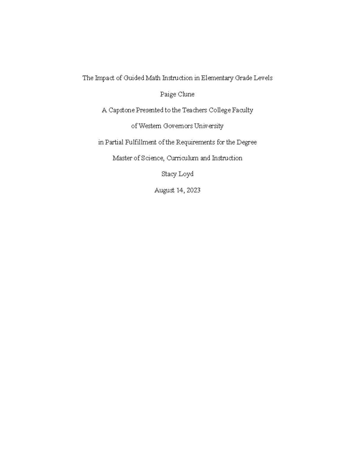ORM4 Task 3 WGU Capstone Research Template - The Impact of Guided Math ...