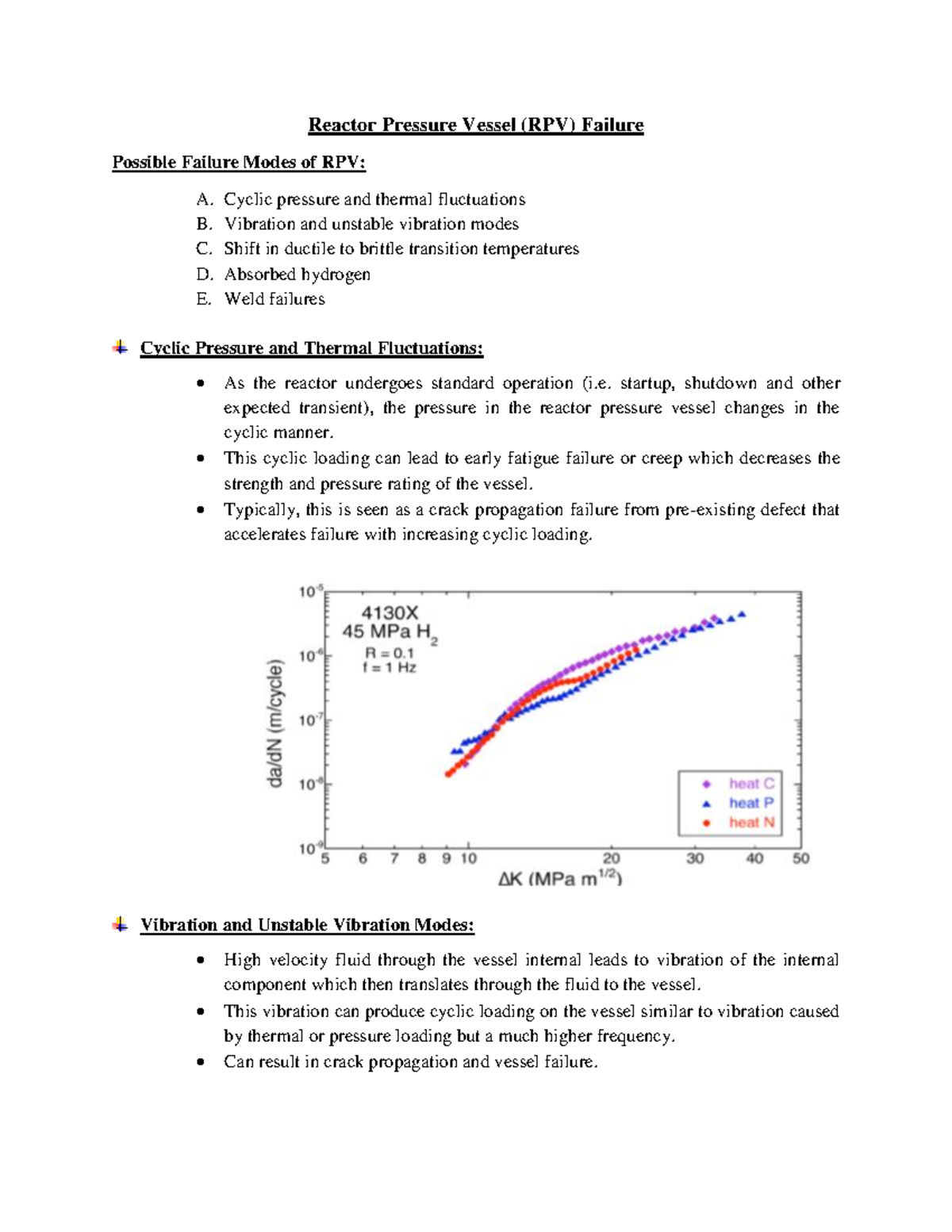 RPV and Containment Failure - Reactor Pressure Vessel (RPV) Failure ...