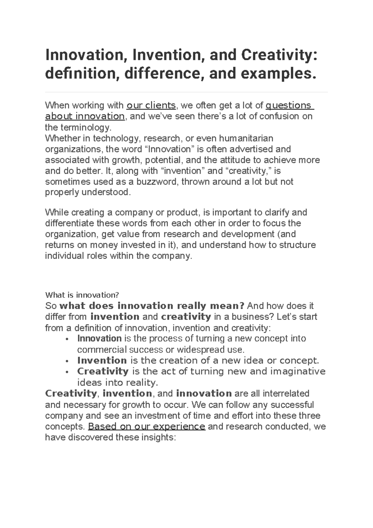 Design Thinking Notes - Summary Masters of Business Administration ...