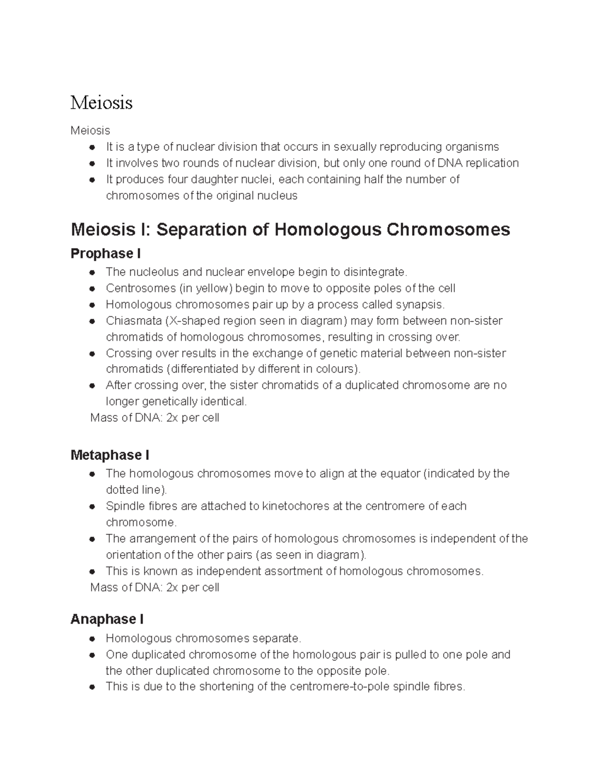 SLS Meiosis and Mitosis - Meiosis Meiosis It is a type of nuclear ...