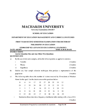EFN 302 Philosophy of Education Notes - kcsepdf.co EFN 302: PHILOSOPHY ...