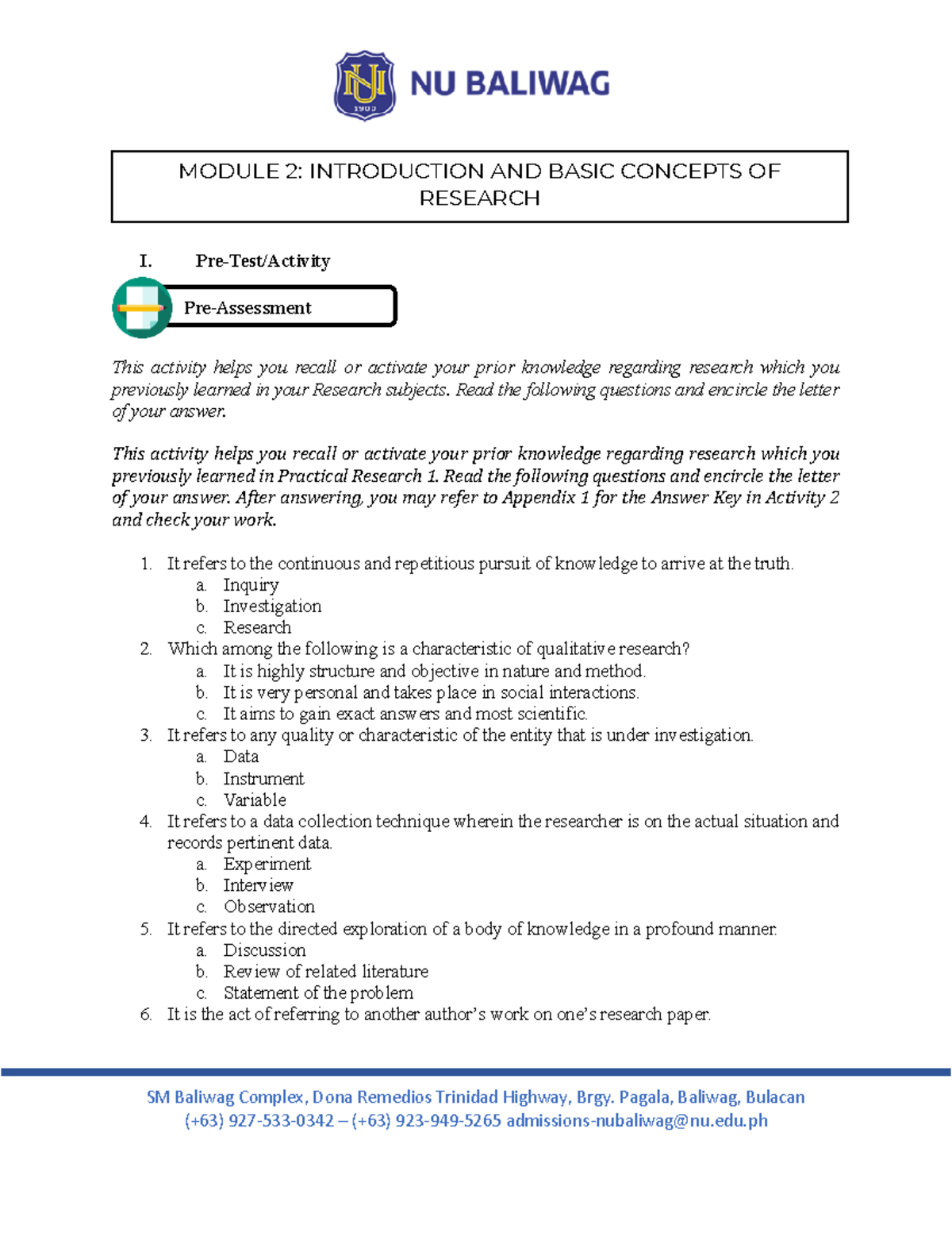 Module-2 Introduction-and-Basic-Concepts-of-Research - SM Baliwag ...