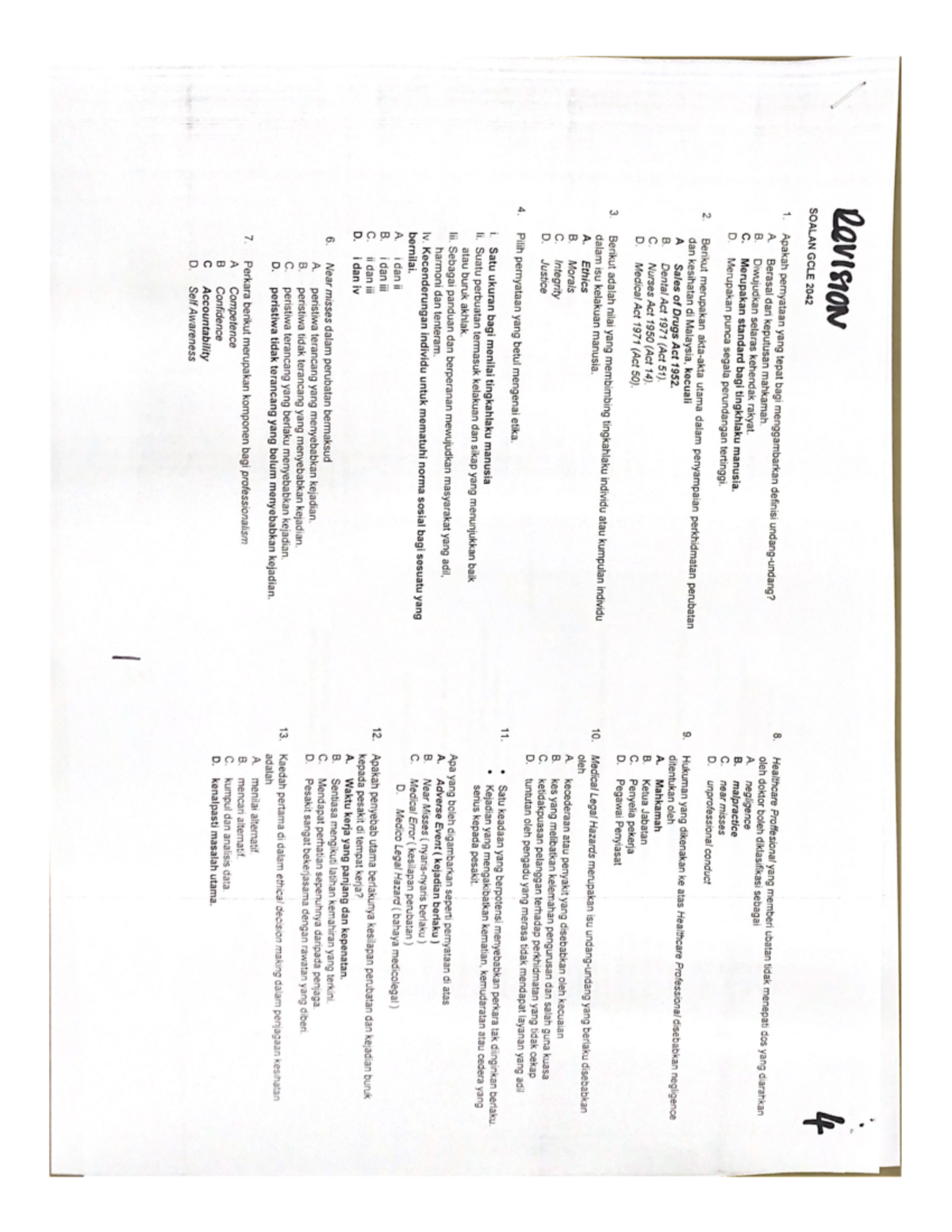 Revision Law(New) - Good luck - Medicine and Surgery - USIM - Studocu