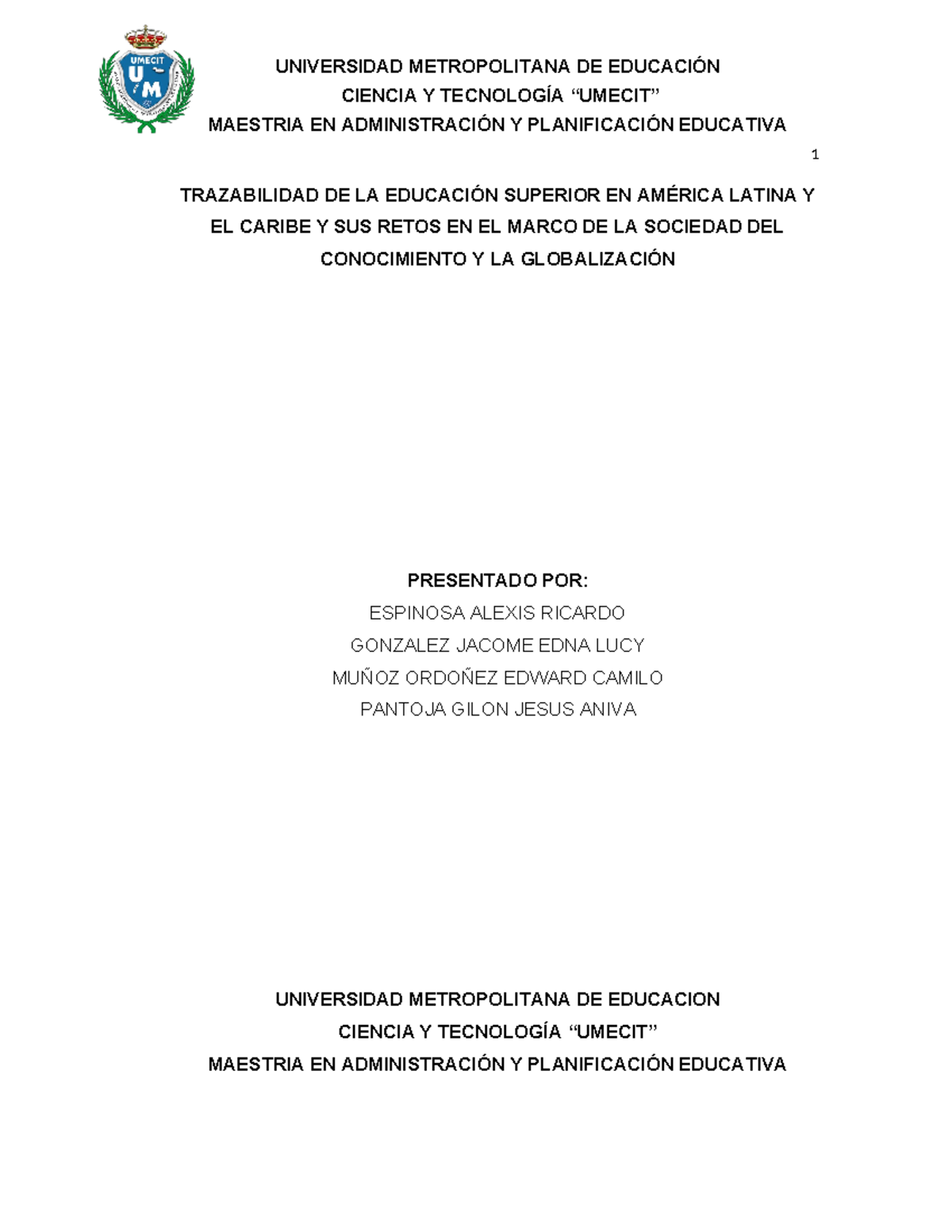 Actividad 1 Ensayo Analitico - CIENCIA Y TECNOLOGÍA “UMECIT” MAESTRIA ...
