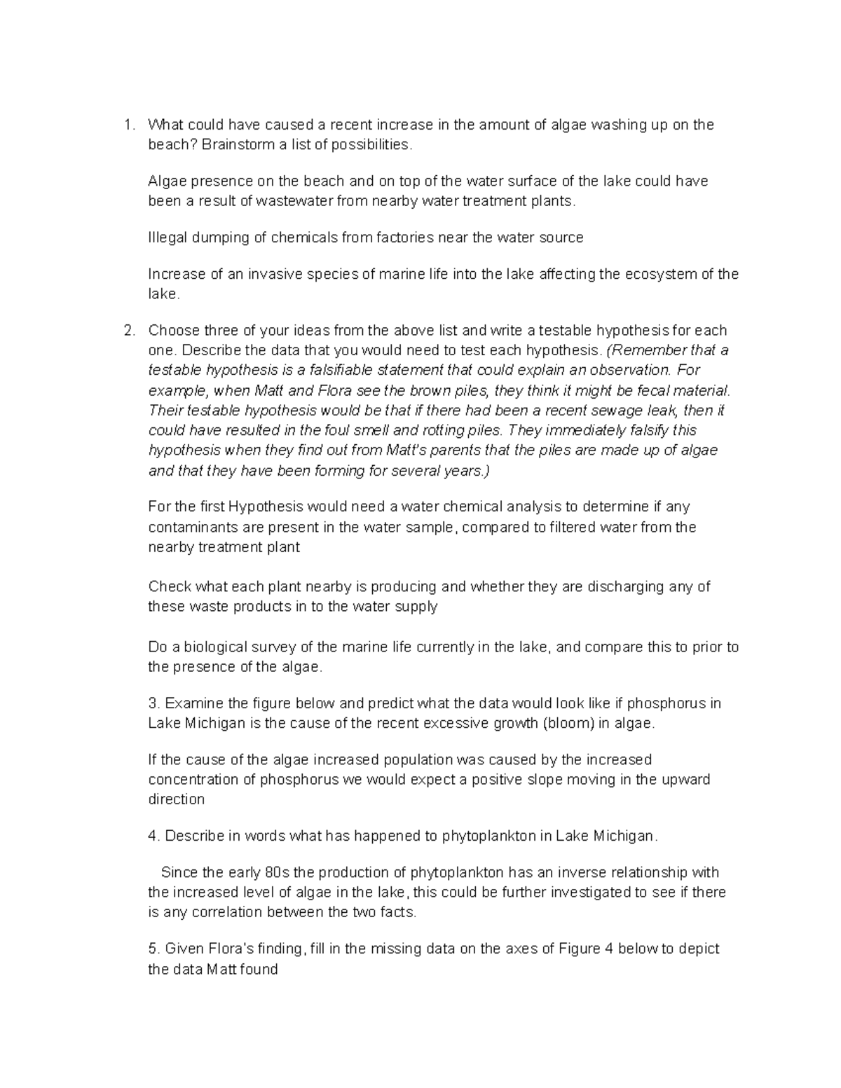 Case study 1 - Summary Basic Biology - What could have caused a recent ...