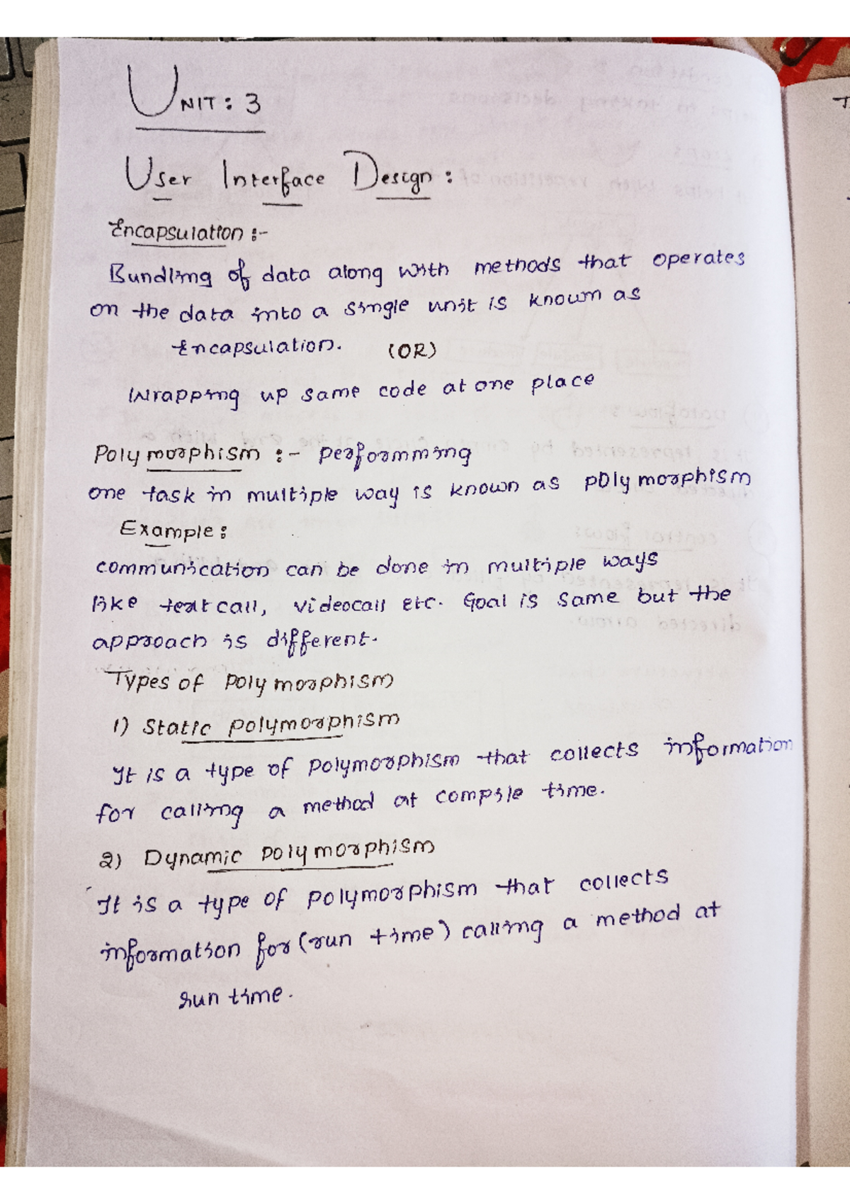 CSE 320 UNIT 3 - Notes of unit 3 - Software Engineering - Studocu