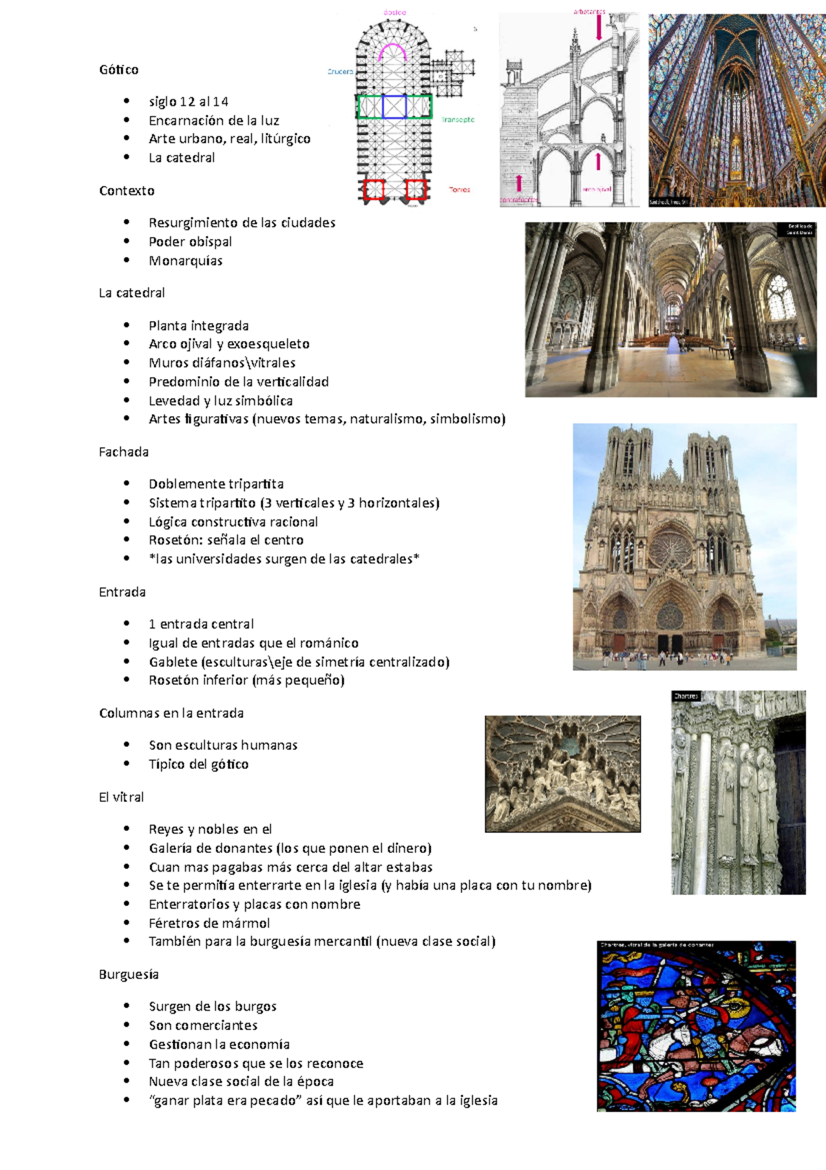 Segundo parcial - Resumen Historia Del Arte Y La Cultura - siglo 12 al ...