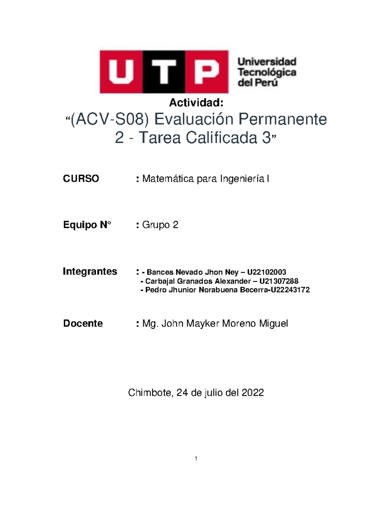 (ACV-S08) Evaluación Permanente 2 - Evaluación en linea calificada 3 - Actividad: