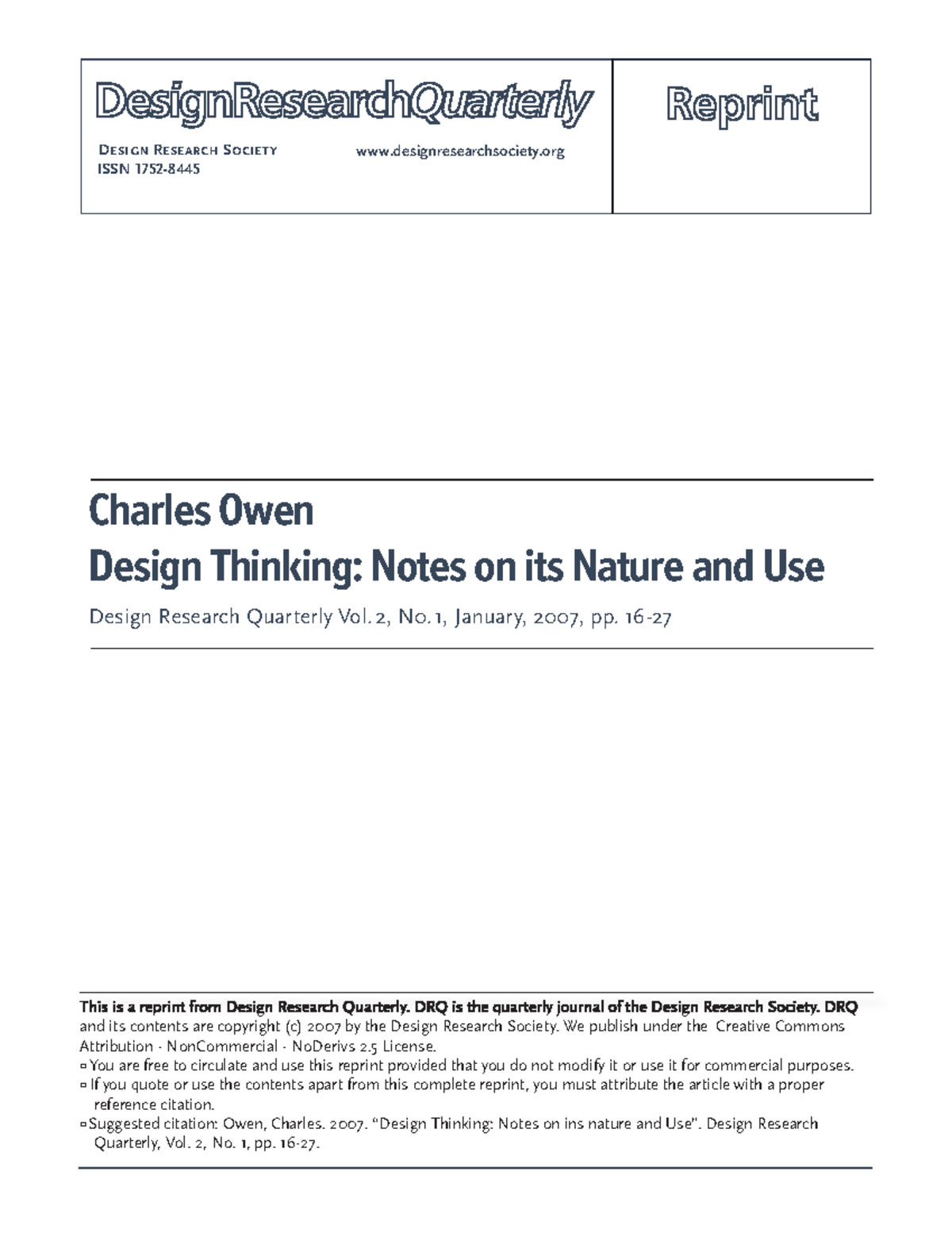 Design-thinking-notes-on-its-nature-and-use-owen desthink 071 - Charles ...