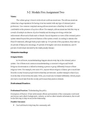 [Solved] n this assignment you will focus on one culture or subculture ...