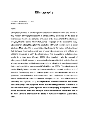 Fieldwork on Auto Ethnography - Course Title: Culture and Community ...