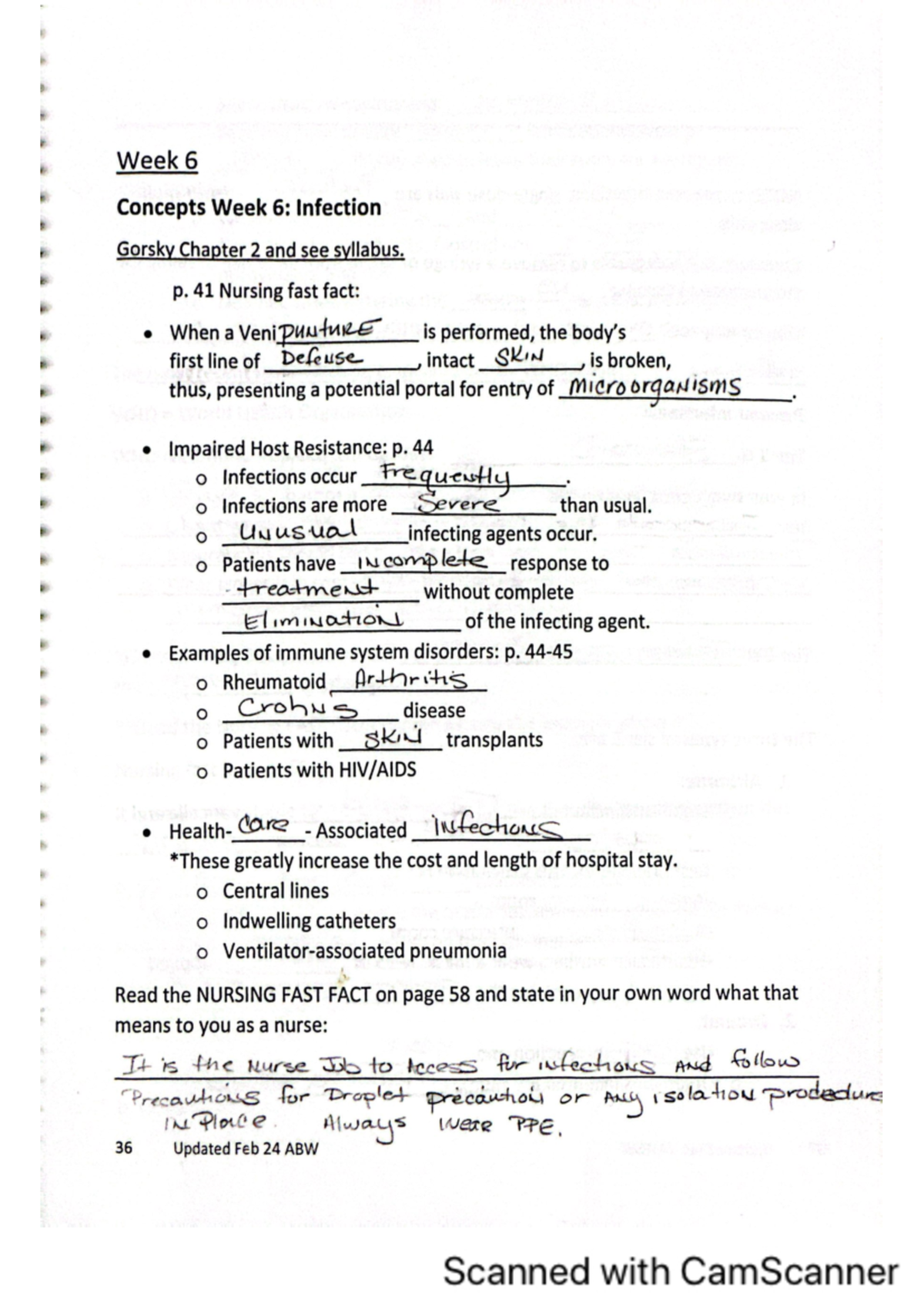 Nur172 wk6 - pre-class assignment - NUR 172 - Studocu