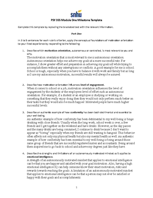 4-2 Case Study Milestone Two - Andrew Rodriguez Case Study Psy- 4-2 ...
