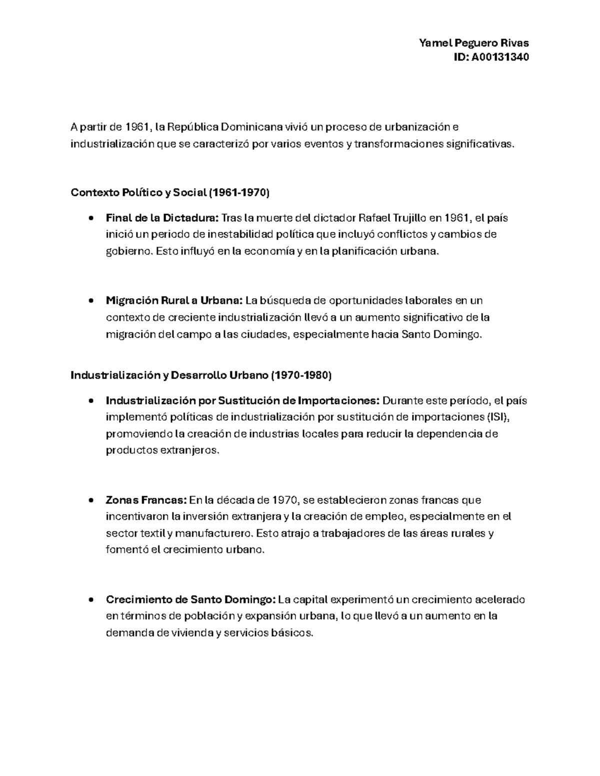 Peguero-Yamel-Geo Urbana - Yamel Peguero Rivas ID: A A partir de 1961 ...