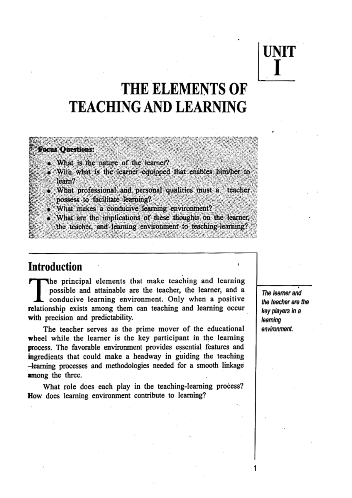 Principles of Teaching - Foundations of Education - Studocu