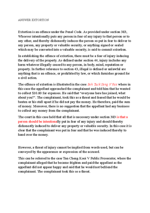 Written Case Study PP v Hanif Basree by Firm 2 - 1 LAW544 FORENSIC ...