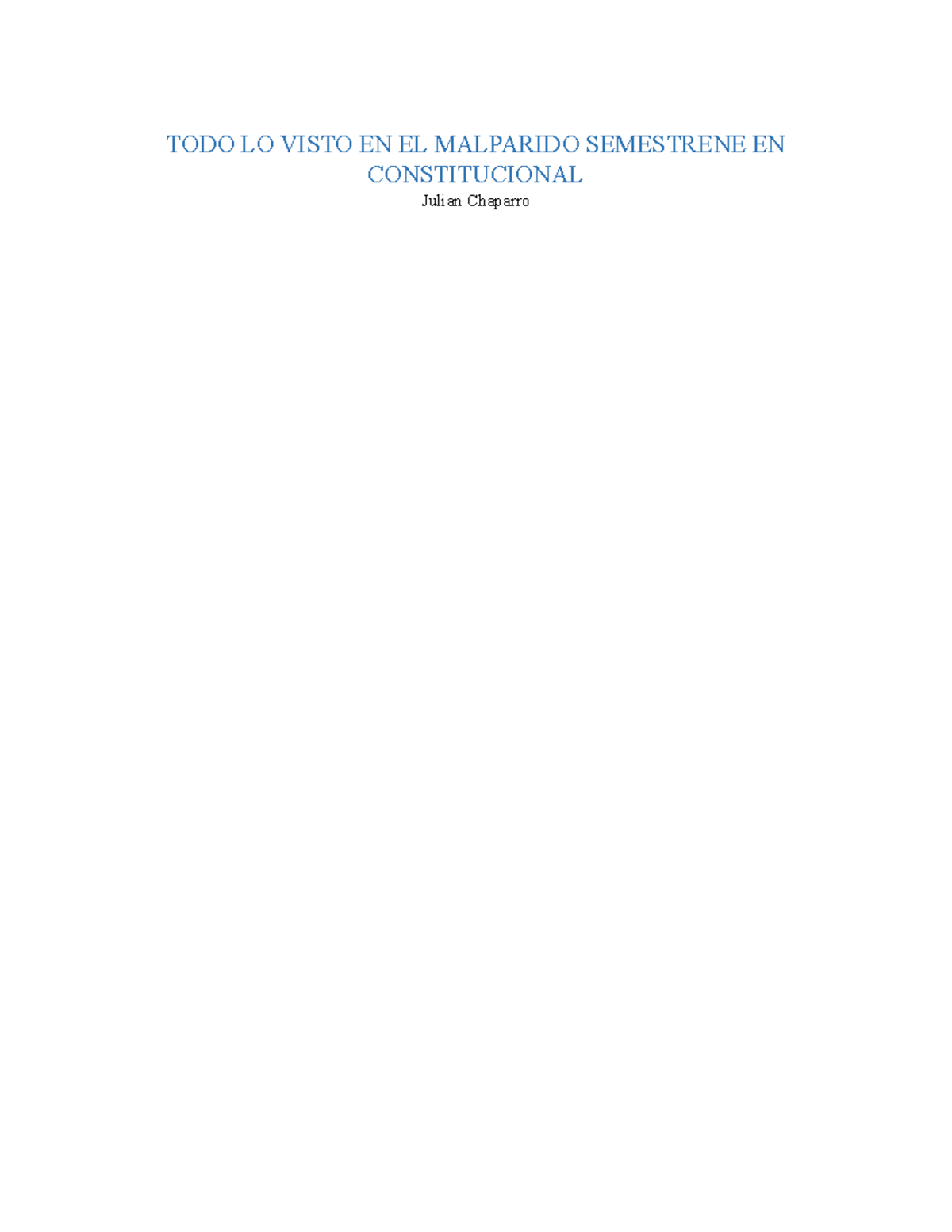 TODO LO Visto EN EL Malparido Semestrene EN Constitucional - TODO LO ...