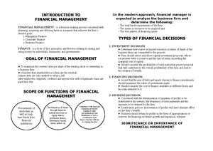 Chapter-9-10 - FMAN 223 - FInancial Management - Studocu
