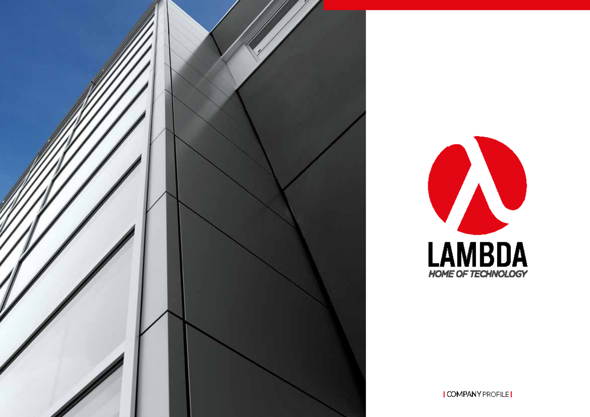Brochure Company Profile ITA - A M FLY 056 lr - COMPANY PROFILE LAMBDA ...